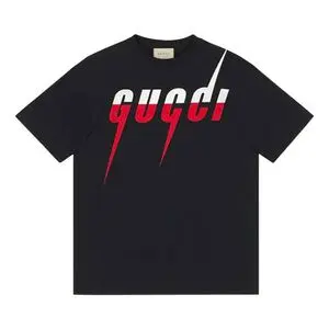 Gucci Blade Printing Short Sleeve - Black