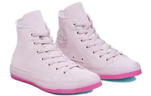 CONVERSE Suede High Top Jelly Sole Sneakers - Pink