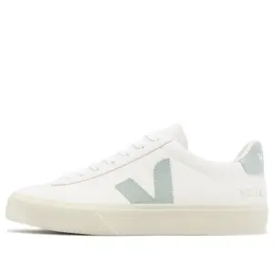 VEJA VEJA Campo Chromefree Lace-Up Sneakers White/green