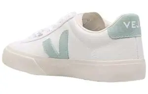 VEJA Campo Chromefree Lace-up Sneakers - White/green
