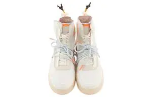 Nike Force 1 High Top Sneakers - White/green