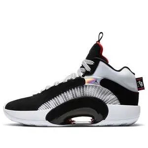 JORDAN 35 Pf "dna" Athletic Sneakers - Black/chile Red-white