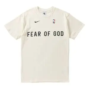 Nike X Fear Of God X Nba Short Sleeve 'beige - Light Ivory