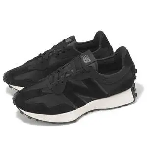 NEW BALANCE 327 Suede Sneakers - Phantom Black