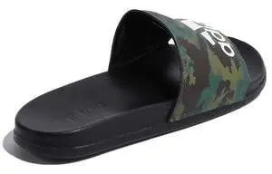 Adidas Adilette Comfort Slides - Black/green