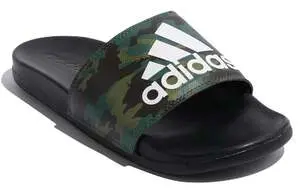 Adidas Adilette Comfort Slides - Black/green