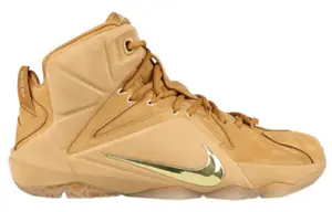 Nike Lebron Ext High Top Lace Up Sneakers - Wheat/goldyellowgold