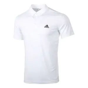 Adidas Fab Lapel Short Sleeve Polo Polo Shirt - White