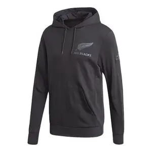 Adidas All Blacks Rugby Hooded Sweatshirt - Black