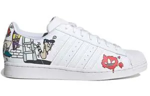 Adidas Originals Superstar Sneakers 'off - White