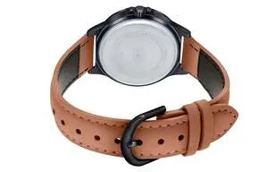 Casio Classic Analog Watch With Leather Strap