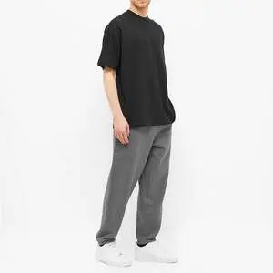 Nike Embroidered Logo Solid Color Bundle Feet Sports Pants/trousers/joggers Gray - Grey