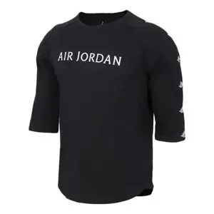 JORDAN 3/4 Sleeve T-shirt - Black/multi-color