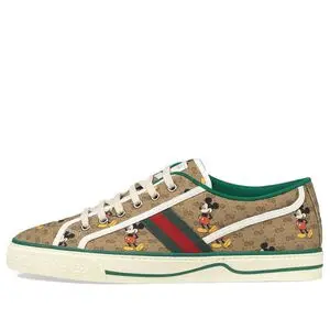 Gucci Disney X Tennis 1977 Mickey Mouse Sneakers - Brown