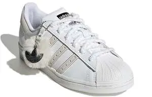 Adidas Superstar Low Top Sneakers - White/grey