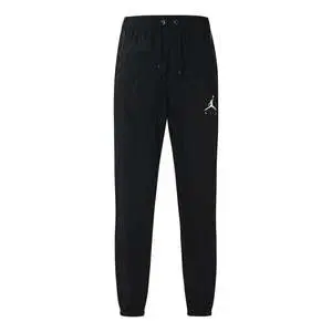 JORDAN Jumpman Woven Casual Bundle Feet Sports Pants - Black