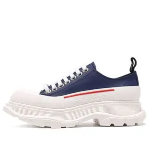 Alexander McQueen Tread Slick Sneakers - Navy/white/red