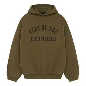 Fear Of God Fleece Hoodie - Olive