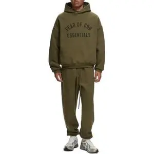 Fear Of God Fleece Hoodie - Olive