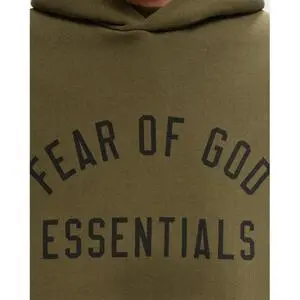 Fear Of God Fleece Hoodie - Olive