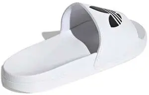Adidas Adilette Lite Slides With Trefoil Logo - Cloud White/core Black