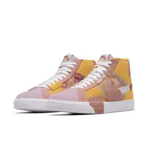 Nike Zoom Blazer Mid Premium Sb Sneakers - Pink/yellow