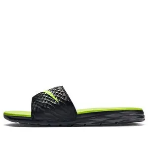 Nike Benassi Solarsoft Slides - Black/volt