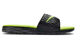 Nike Benassi Solarsoft Slides - Black/volt