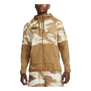 Nike Camouflage Dri-fit Fleece Full-zip Hoodie