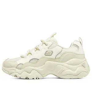 Sketchers Dlites 3.0 Sneakers - White/beige