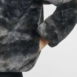 Nike Big Swoosh Faux Fur Jacket