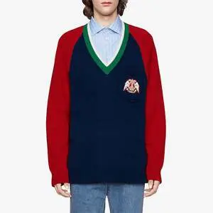 Gucci V-neck Wool Sweater