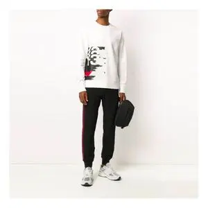 Adidas Y-3 Logo Printed Pullover - White