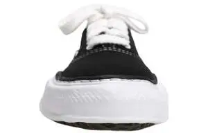 Mihara Yasuhiro Baker Og Sole Canvas Low-top Sneaker - Black