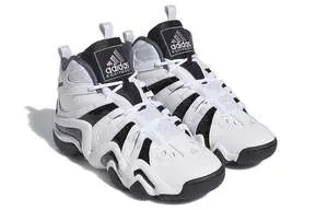 Adidas Crazy High Top Sneakers - Cloud White/core Black/collegiate Purple