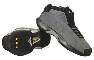 Adidas Crazy 1 Playoffs Basketball Sneakers - Black/gray