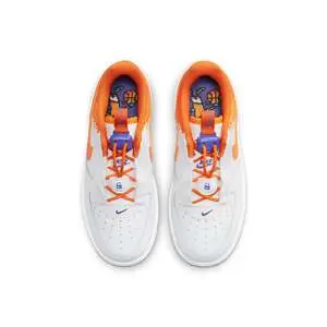 Nike Force 1 Low Toggle Sneakers - White/orange