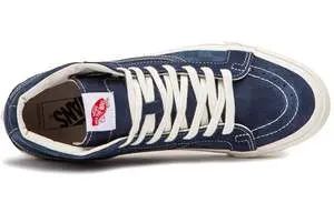 VANS Sk8-hi Lx Tonal Checkerboard High Top Sneakers - Blue