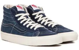 VANS Sk8-hi Lx Tonal Checkerboard High Top Sneakers - Blue