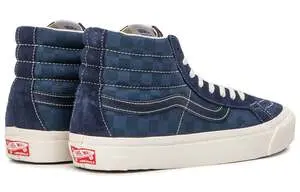 VANS Sk8-hi Lx Tonal Checkerboard High Top Sneakers - Blue