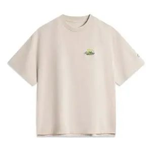 LI-NING Oversized Graphic T-shirt - Oatmeal Grey
