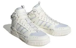 Adidas Neo D-pad Mid Top Sneakers - White/blue