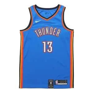 Nike Nba Oklahoma City Thunder George No. 13 Jersey - Blue