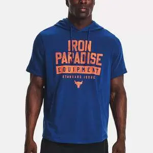 Under Armour Project Rock Short Sleeve Hoodie