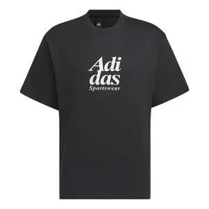 Adidas Graphic T-shirt Asia Sizing 'black White - Black/white