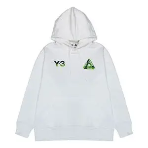 Adidas Y-3 X Palace Logo Hoodie - White