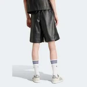 Adidas Faux Leather Adicolor 3-stripes Shorts