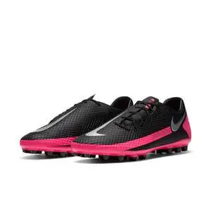 Nike Phantom Gt Academy Ag Artificial Grass Cleats - Black/pink