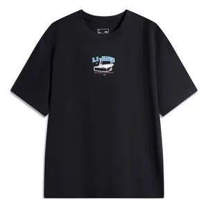 LI-NING Cartoon Graphic T-shirt 'black