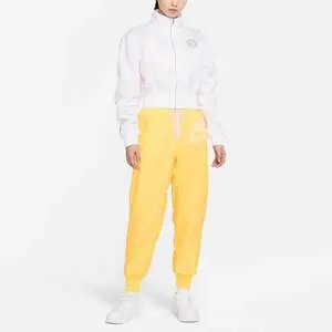 Nike Plaid Zip Up Stand Collar Jacket